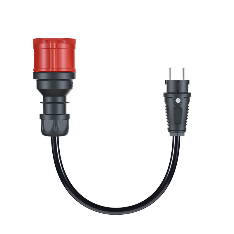 go-e Voimavirta - Schuko adapteri, CEE 16A - Schuko – Nordic Plug